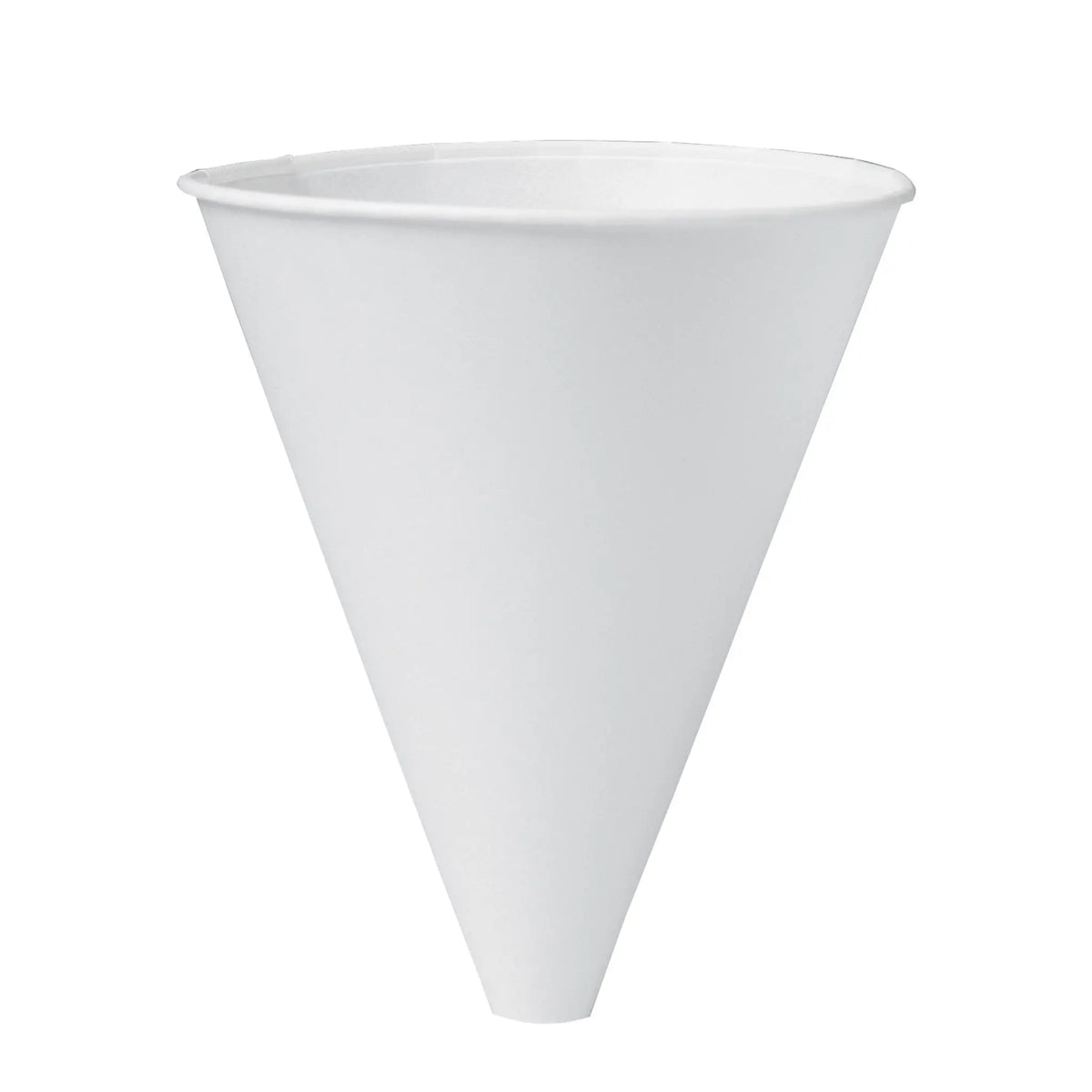 Dart ProPlanet 10 oz. White Treated Paper Funnel Cup – Case of 1000 ...