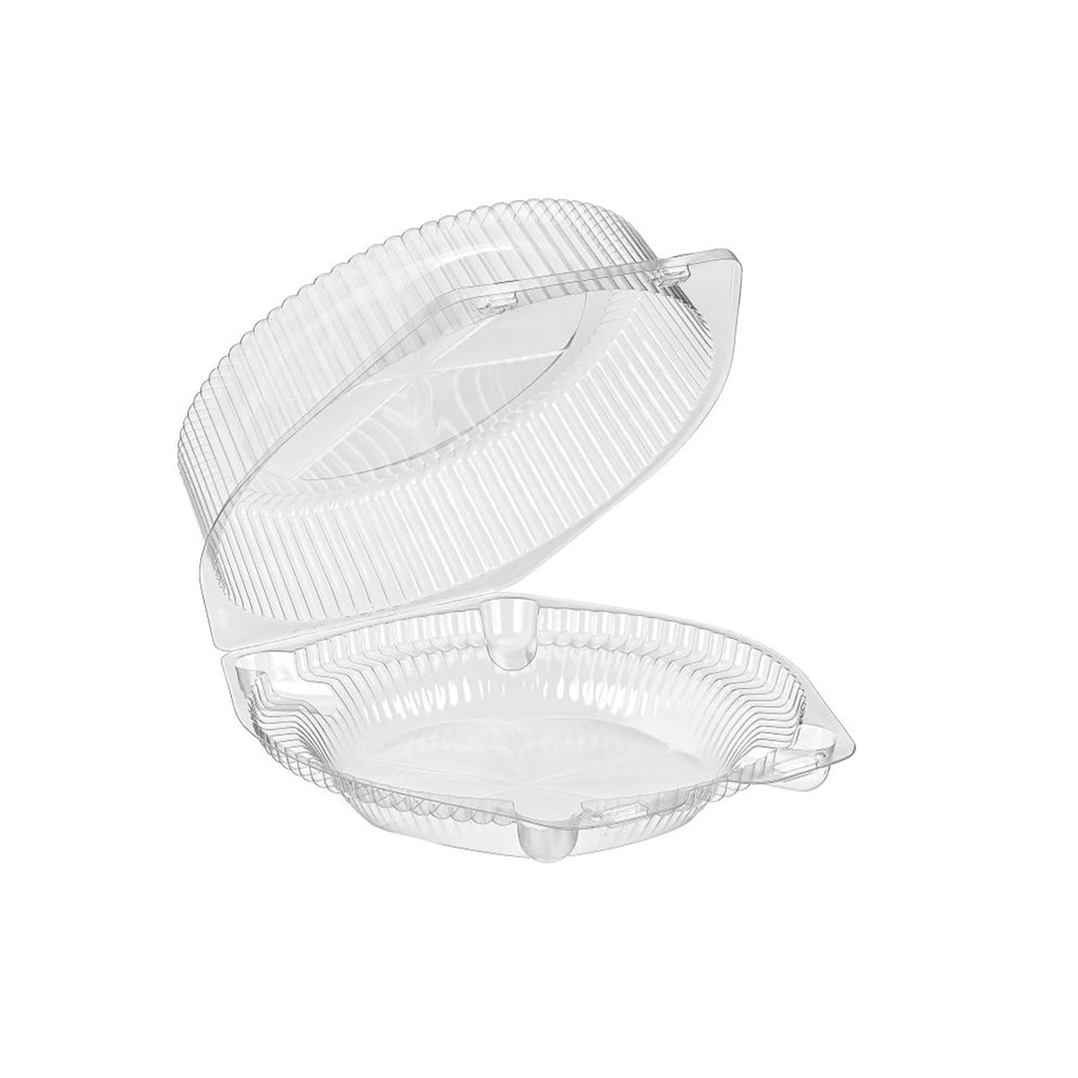 8" Plastic High Dome Clamshell Pie Container - Case of 200 - #CPC-118 ...